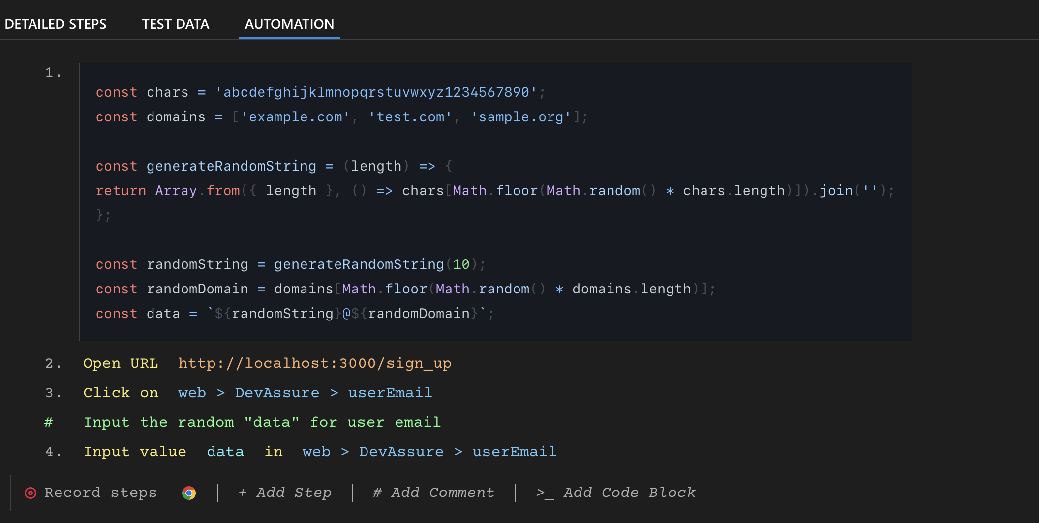 Random Emails | DevAssure